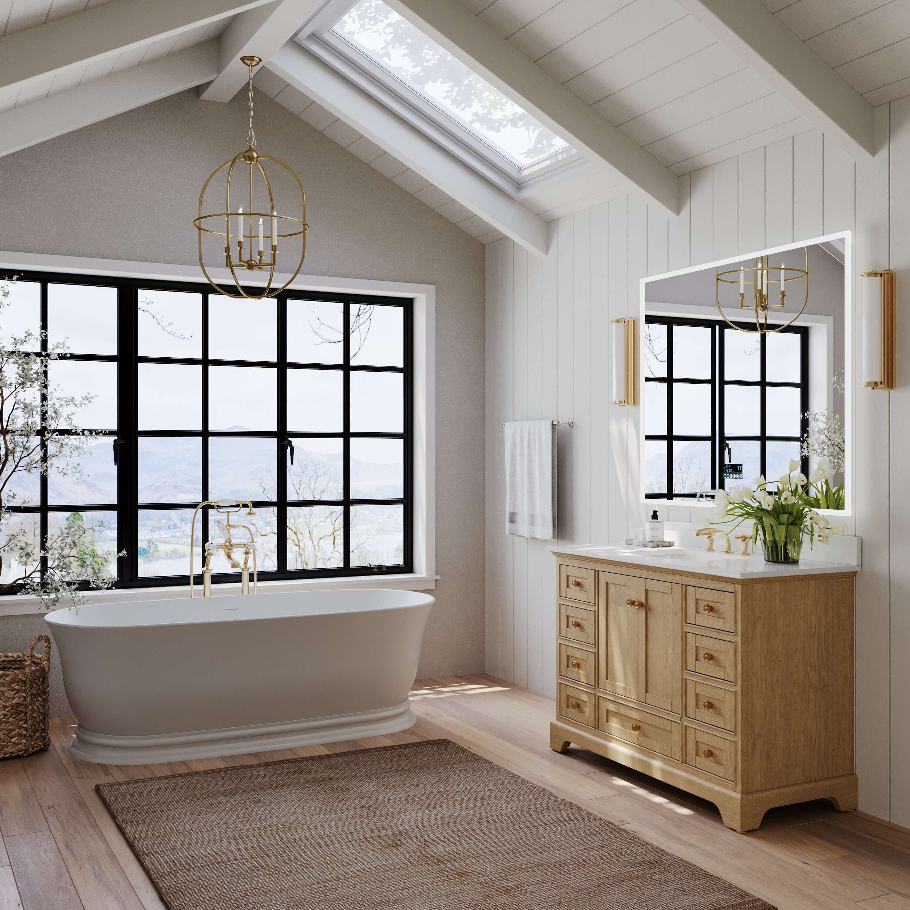 Ancerre Audrey Collection Solid Wood Bathroom Vanity Set – Ancerre Designs