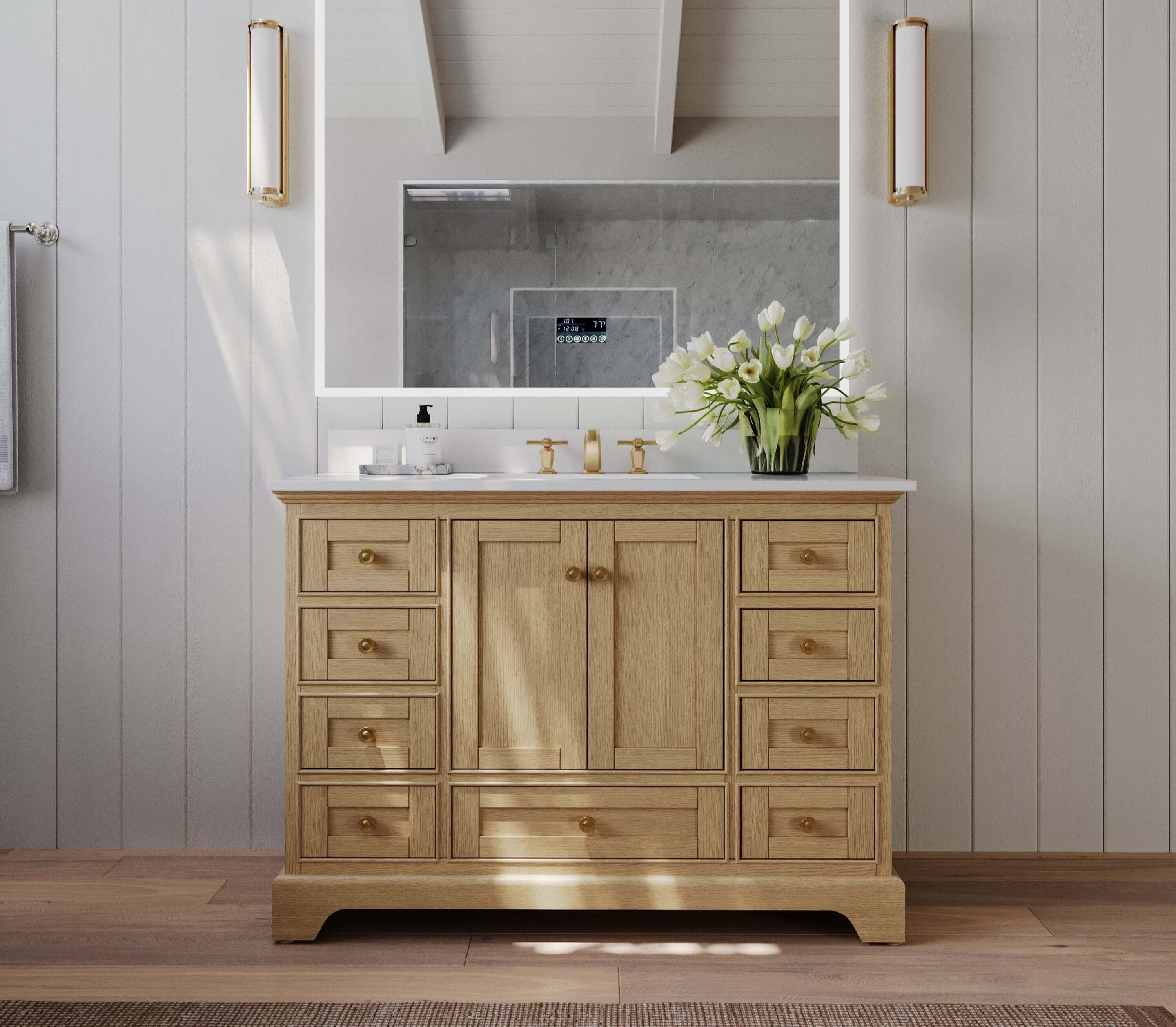 Ancerre Audrey Collection Solid Wood Bathroom Vanity Set – Ancerre Designs
