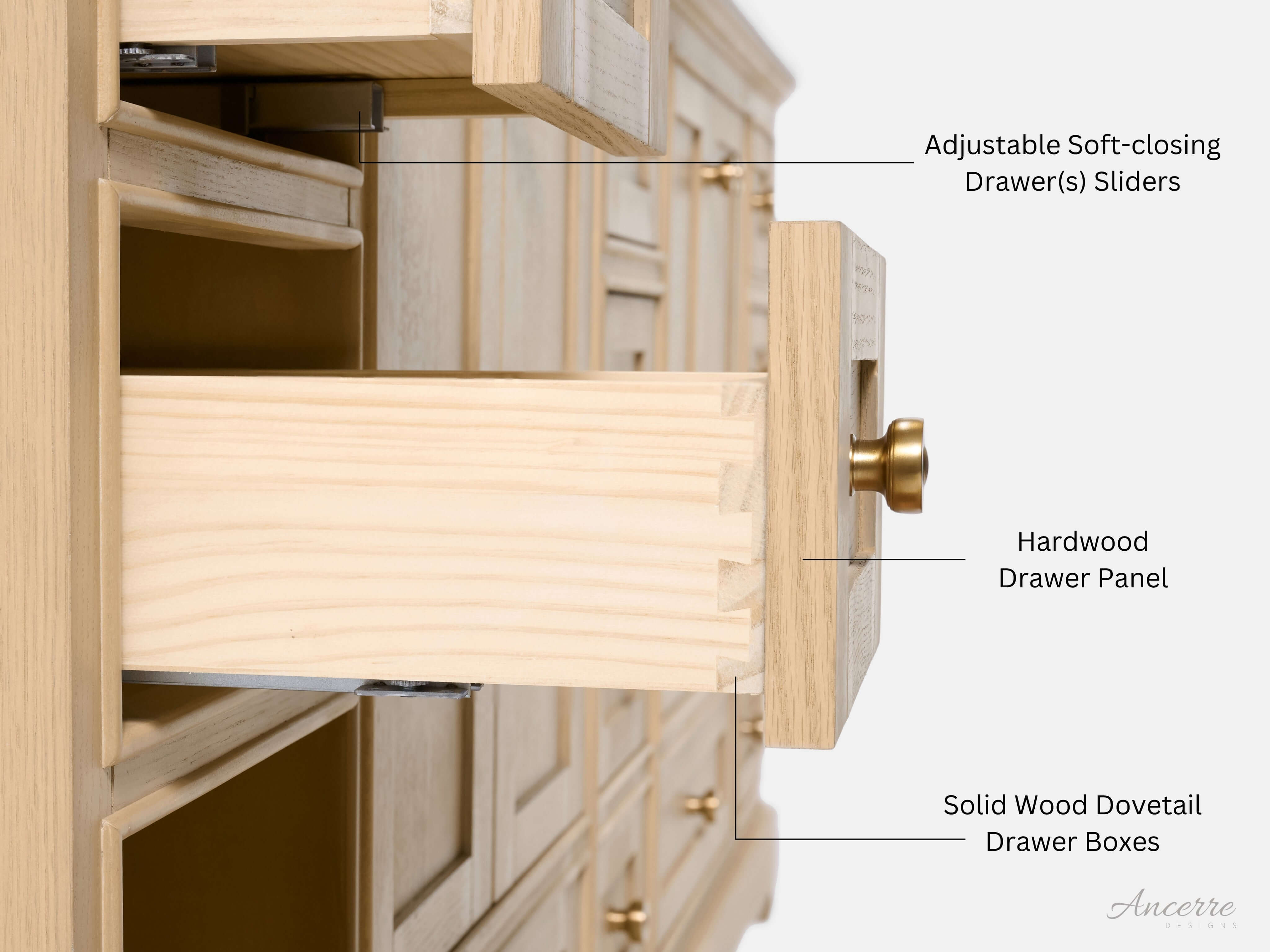Ancerre Audrey Collection Solid Wood Bathroom Vanity Set – Ancerre Designs