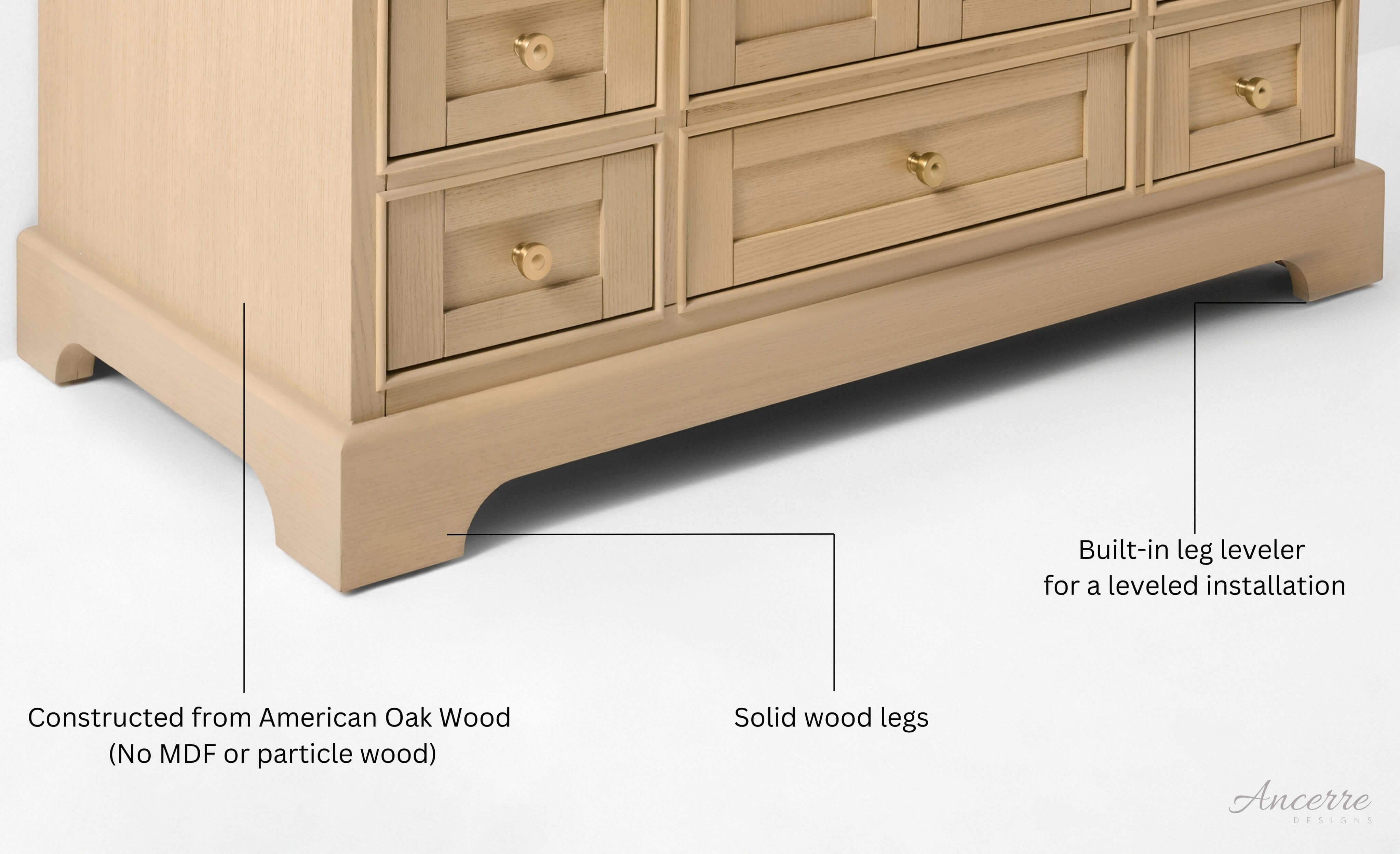 Ancerre Audrey Collection Solid Wood Bathroom Vanity Set – Ancerre Designs