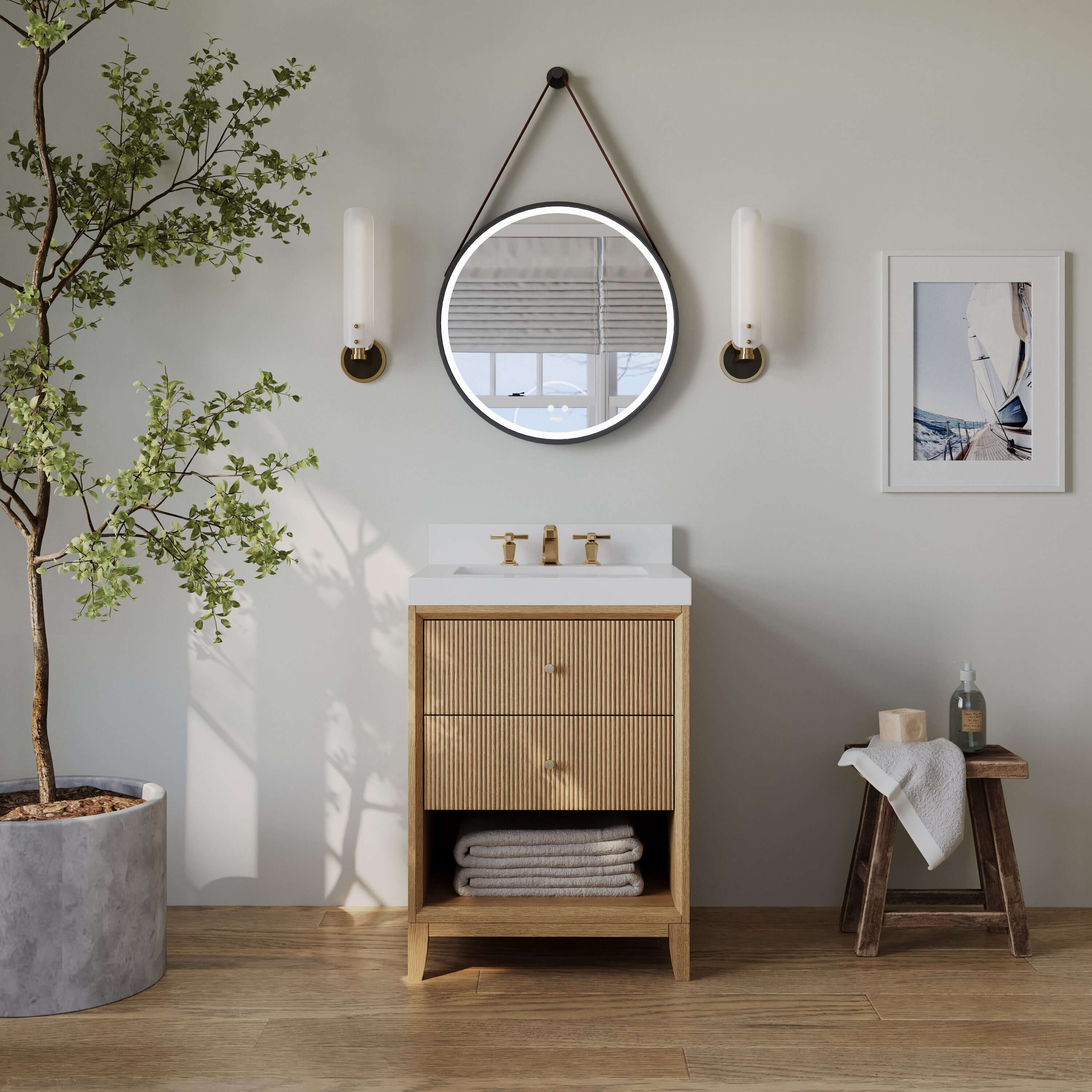 Ancerre Momo Collection Solid Wood Bathroom Vanity Set – Ancerre Designs