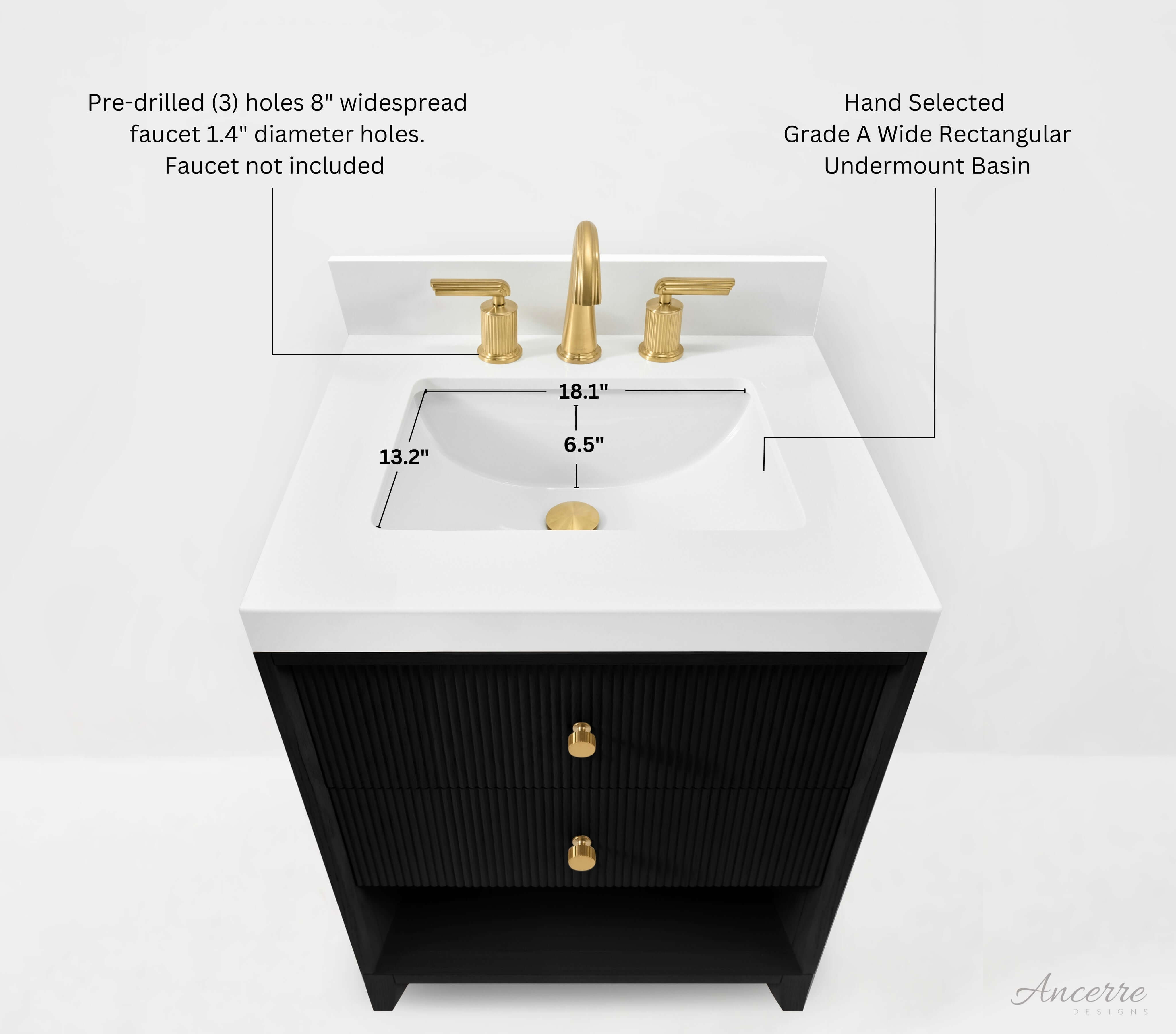 Ancerre Momo Collection Solid Wood Bathroom Vanity Set – Ancerre Designs