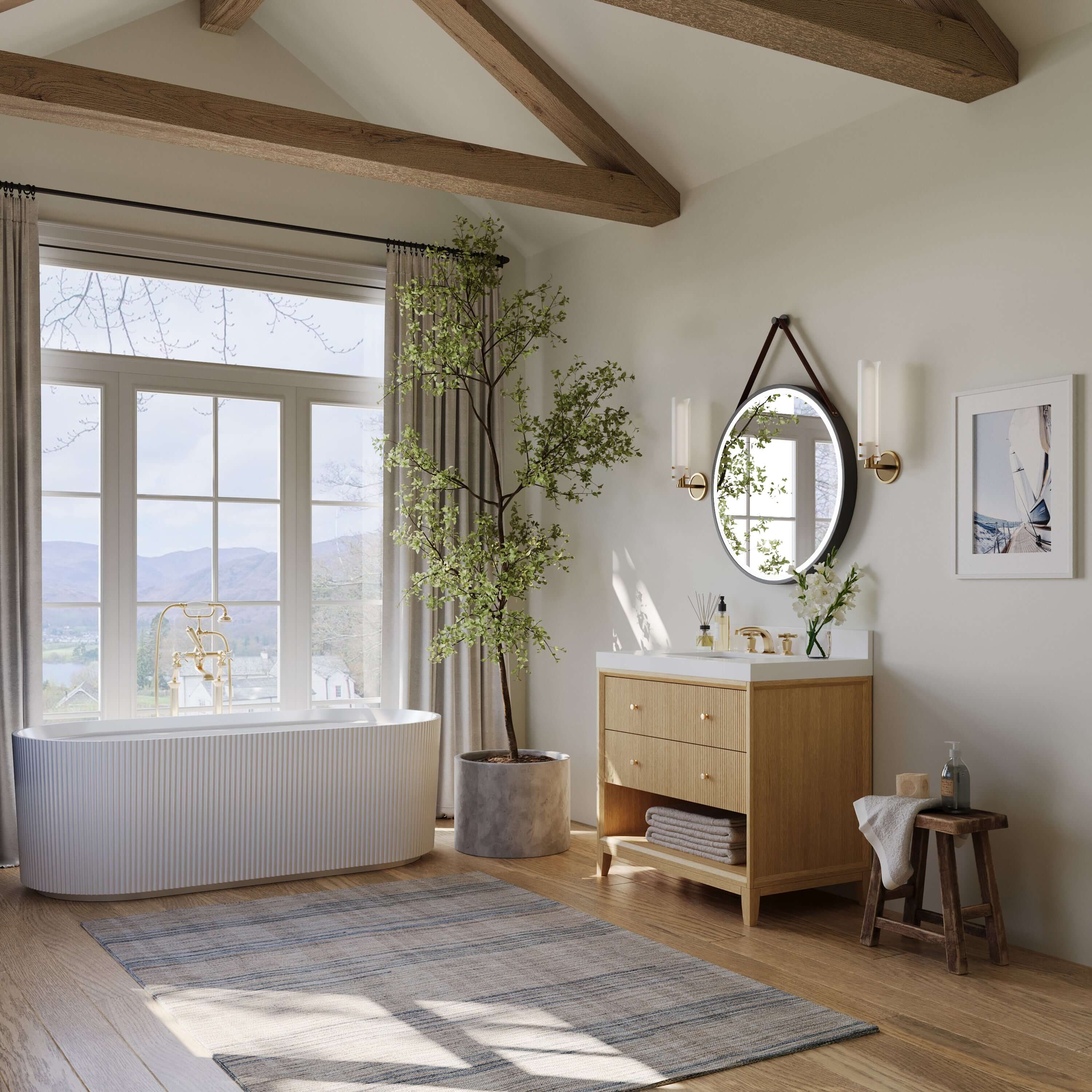 Ancerre Momo Collection Solid Wood Bathroom Vanity Set – Ancerre Designs