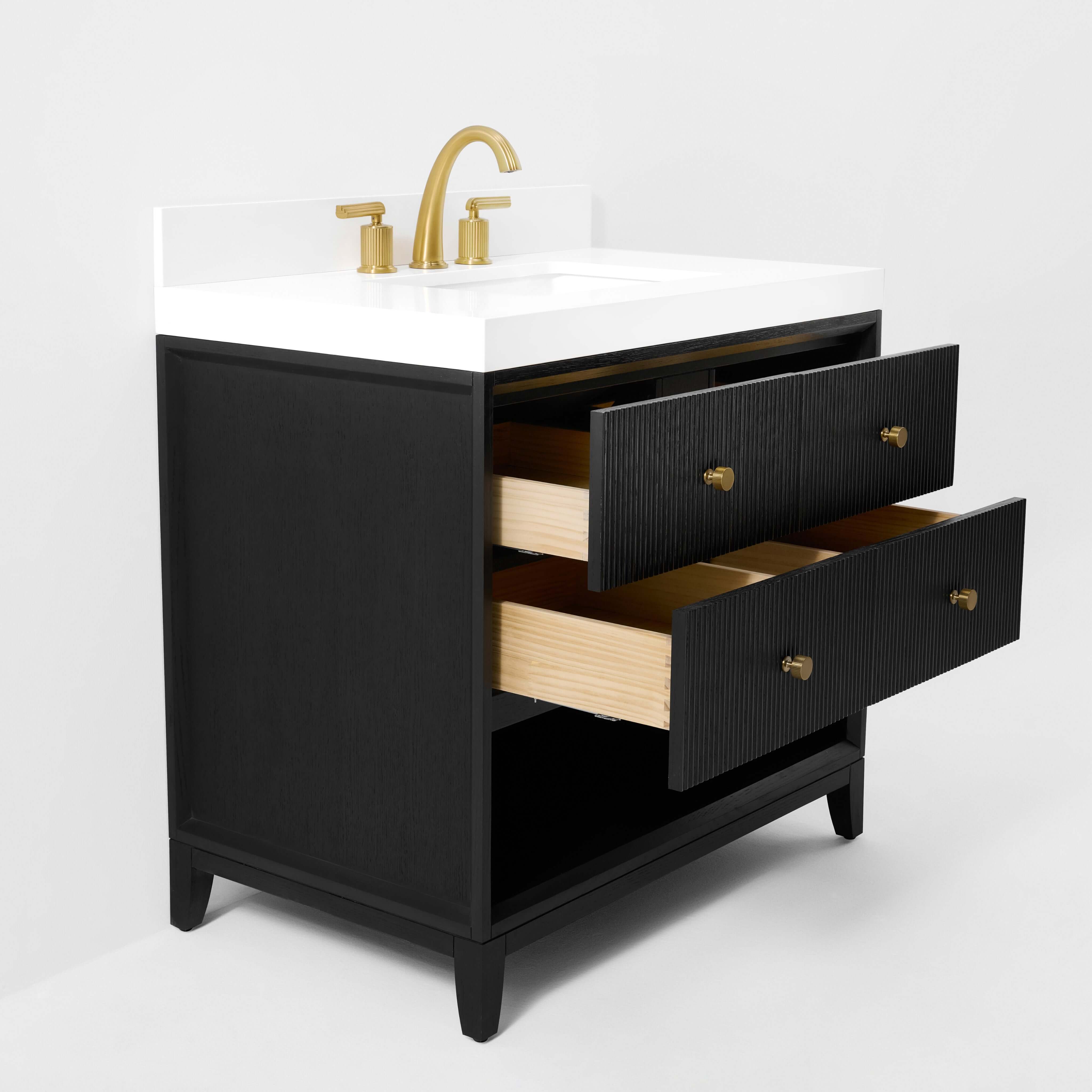 Ancerre Momo Collection Solid Wood Bathroom Vanity Set – Ancerre Designs
