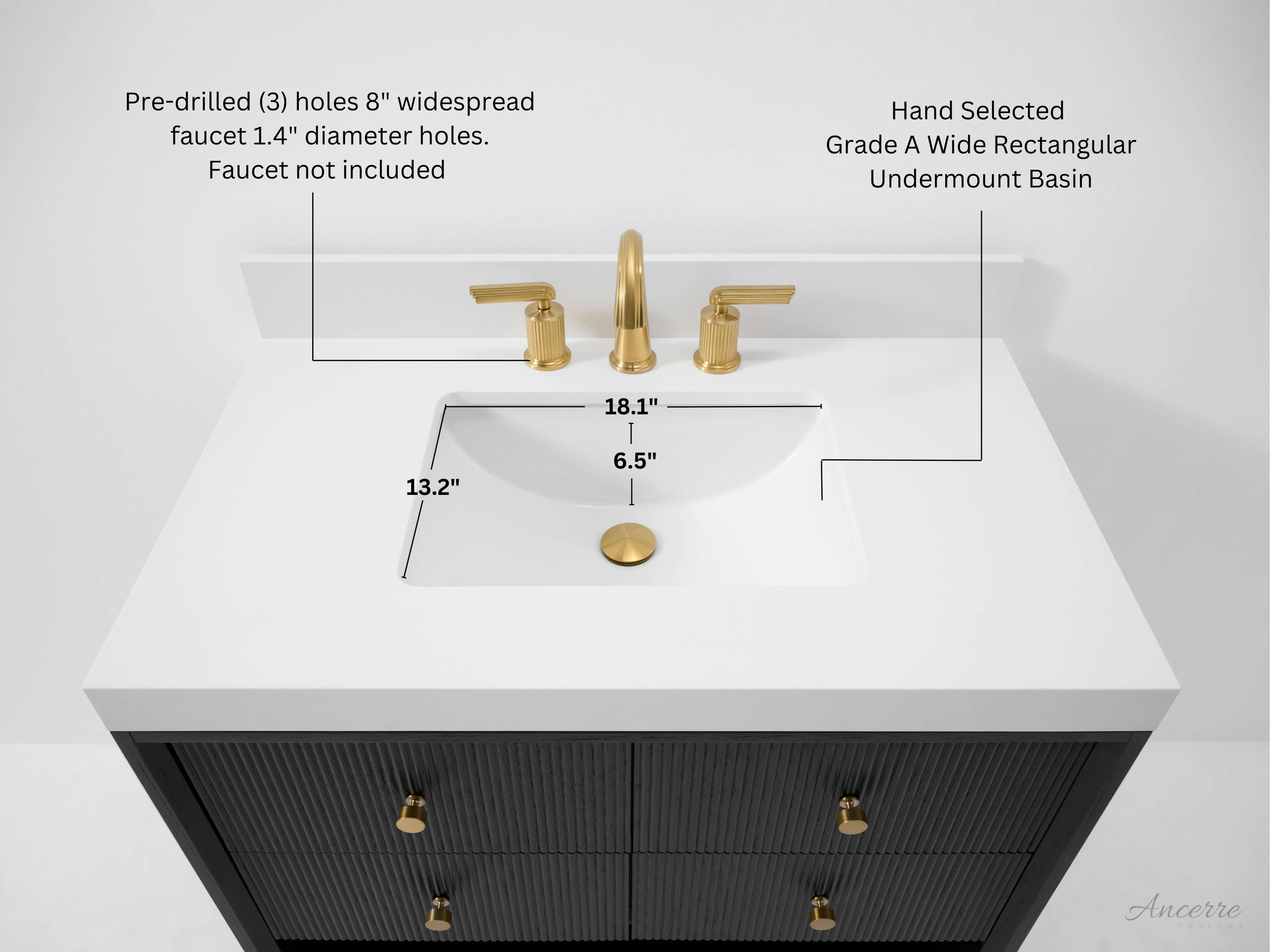 Ancerre Momo Collection Solid Wood Bathroom Vanity Set – Ancerre Designs