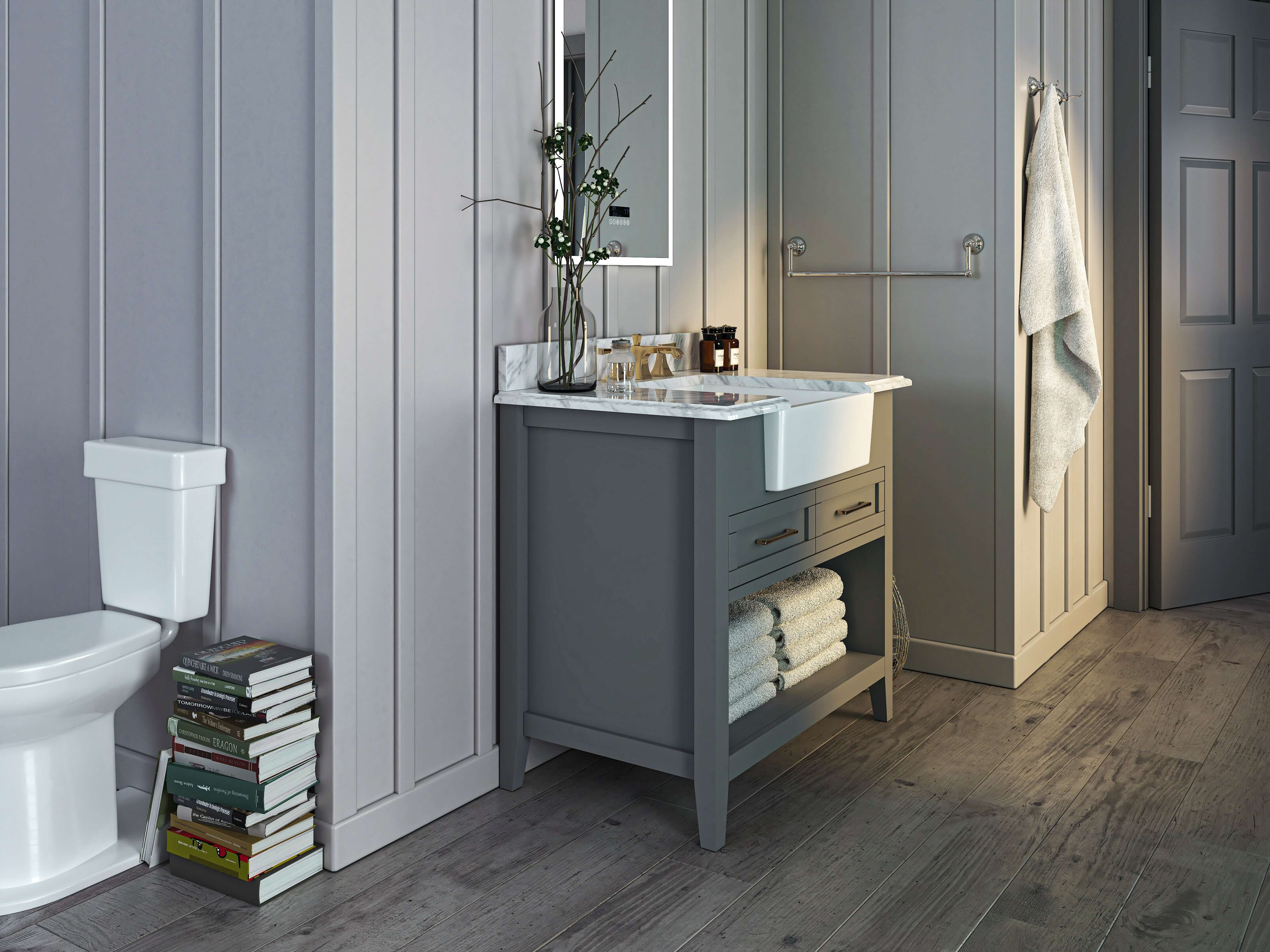 Ancerre Hayley Collection Solid Wood Bathroom Vanity Set – Ancerre Designs
