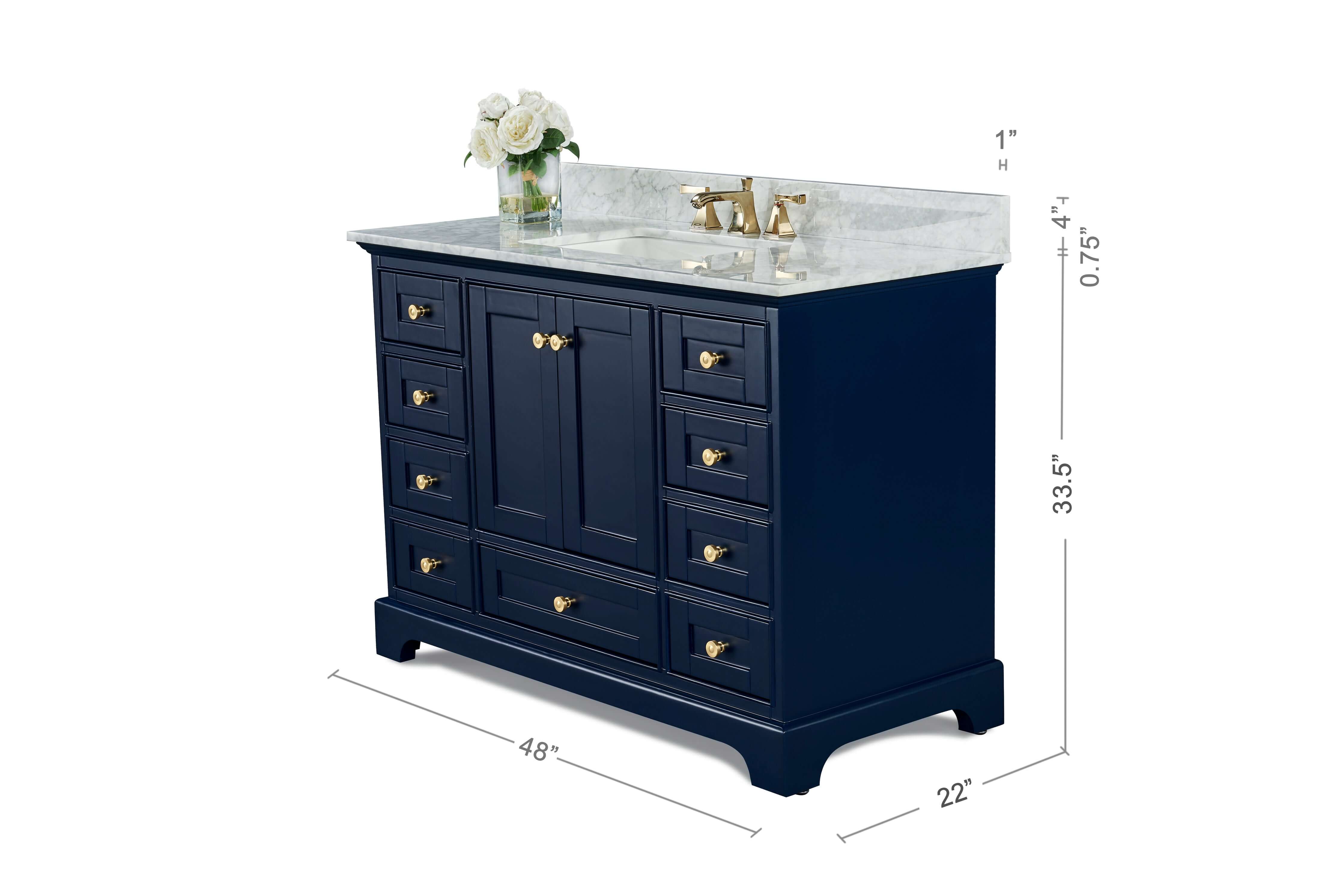 Ancerre Audrey Collection Solid Wood Bathroom Vanity Set – Ancerre Designs