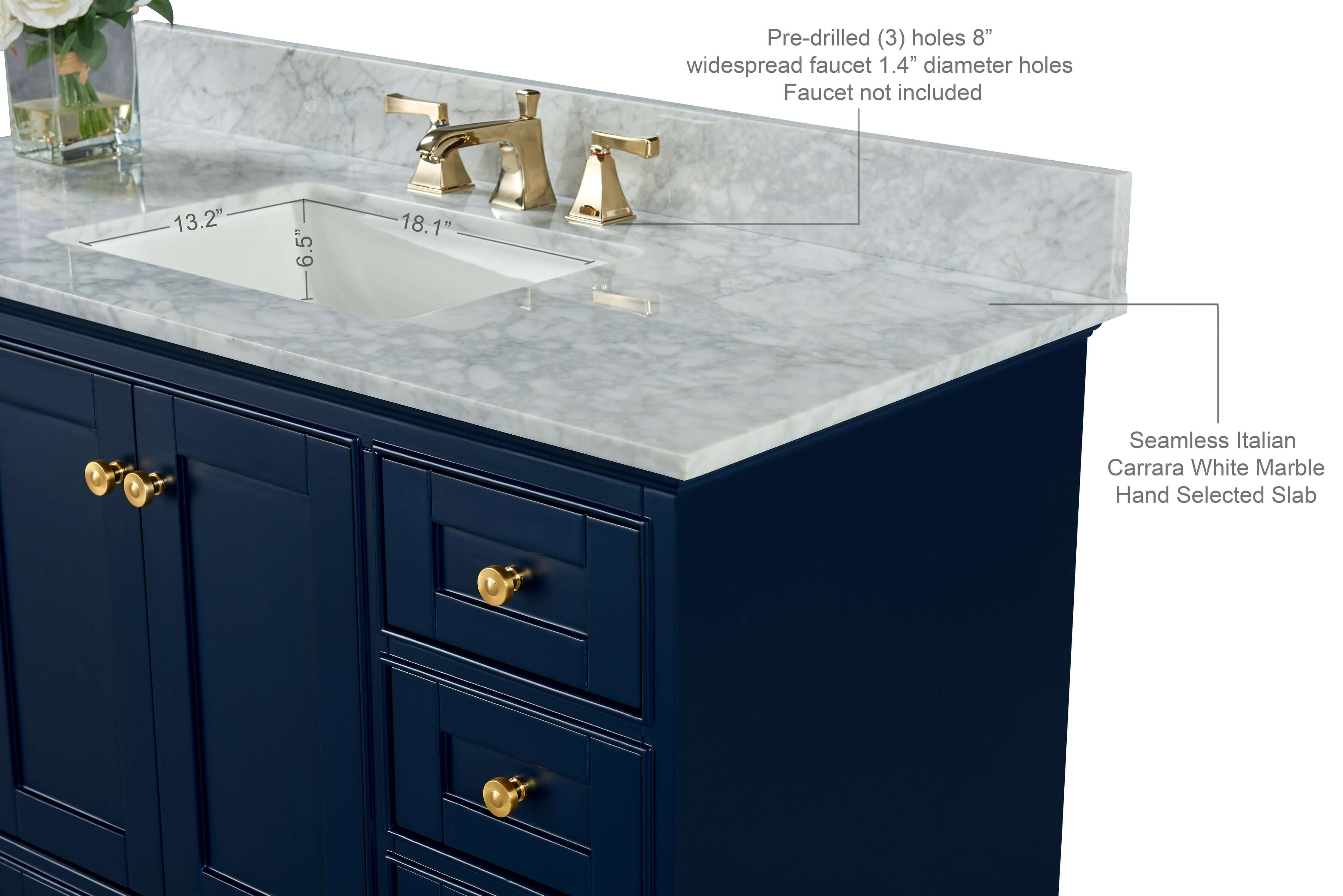 Ancerre Audrey Collection Solid Wood Bathroom Vanity Set – Ancerre Designs